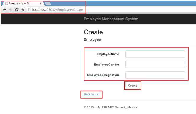 CRUD Operations in MVC Using Business Layer and Scaffolding